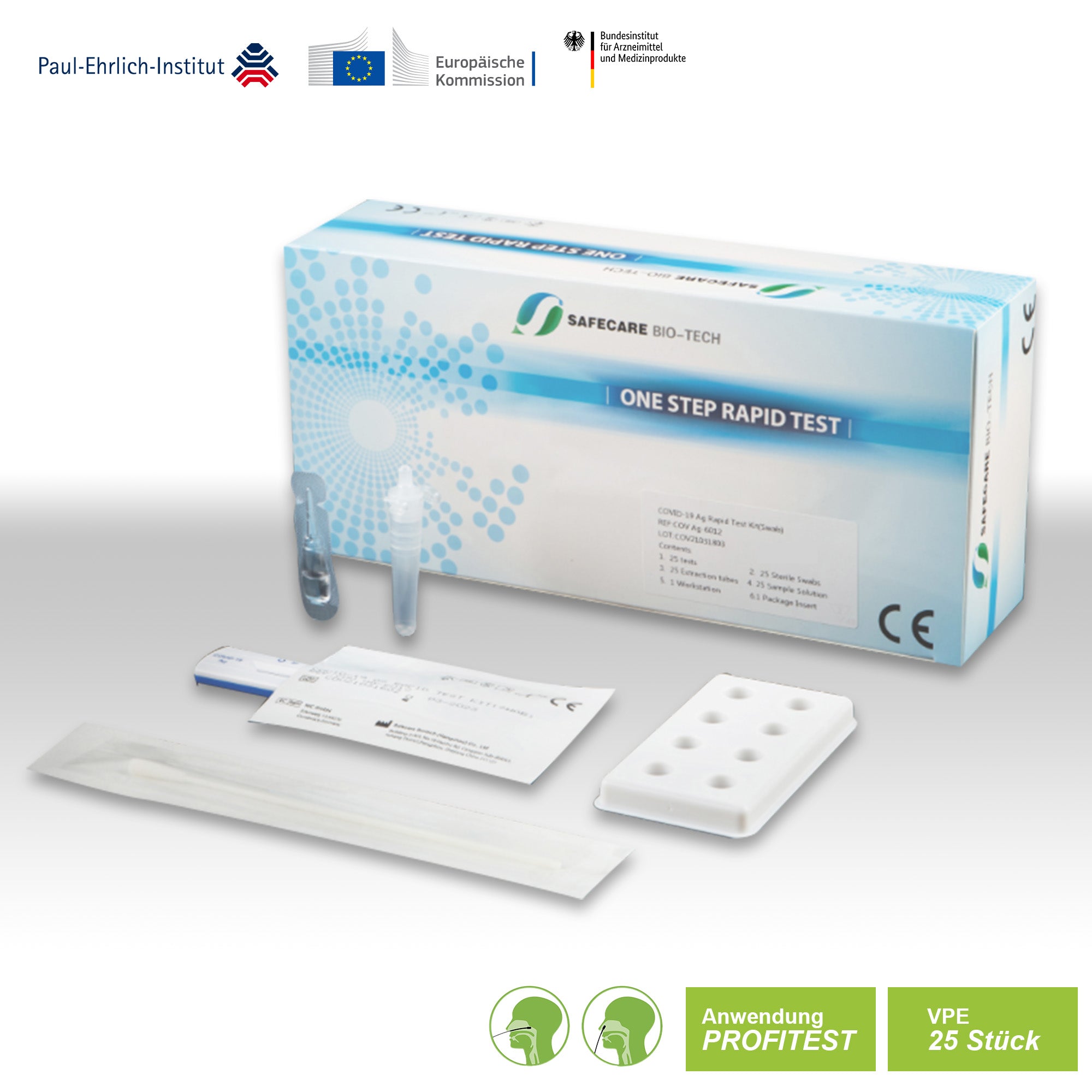 Safecare Covid-19 Antigen-Schnelltest – 25er Box – Pure Medical